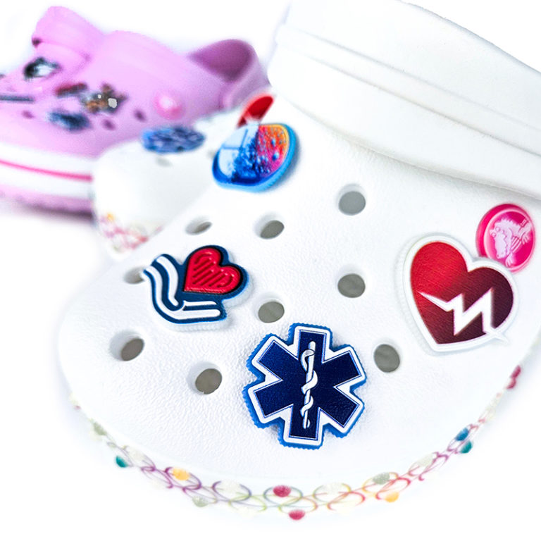 Croc charms for the medical industry – manufacturer DECARD